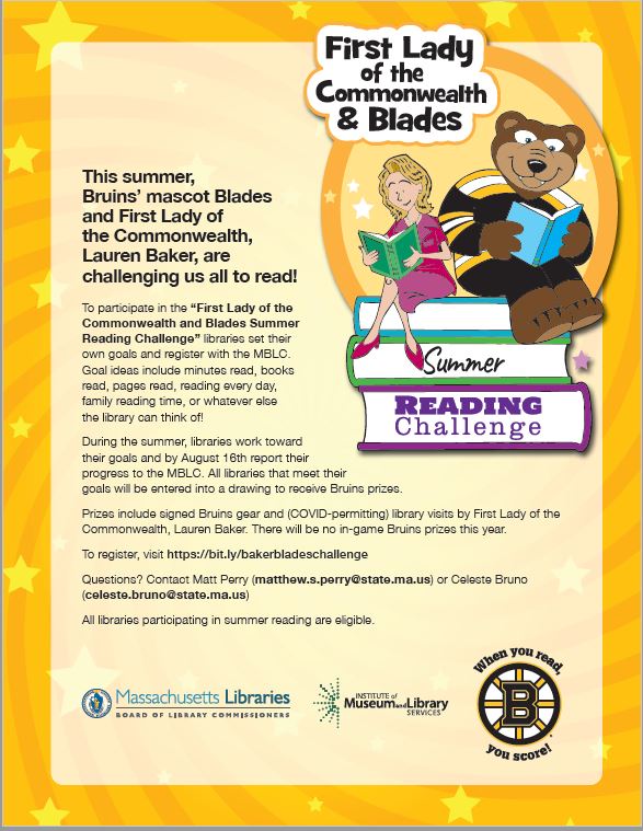 First Lady of The Commonwealth and Blades Summer Challenge Flyer | MBLC ...